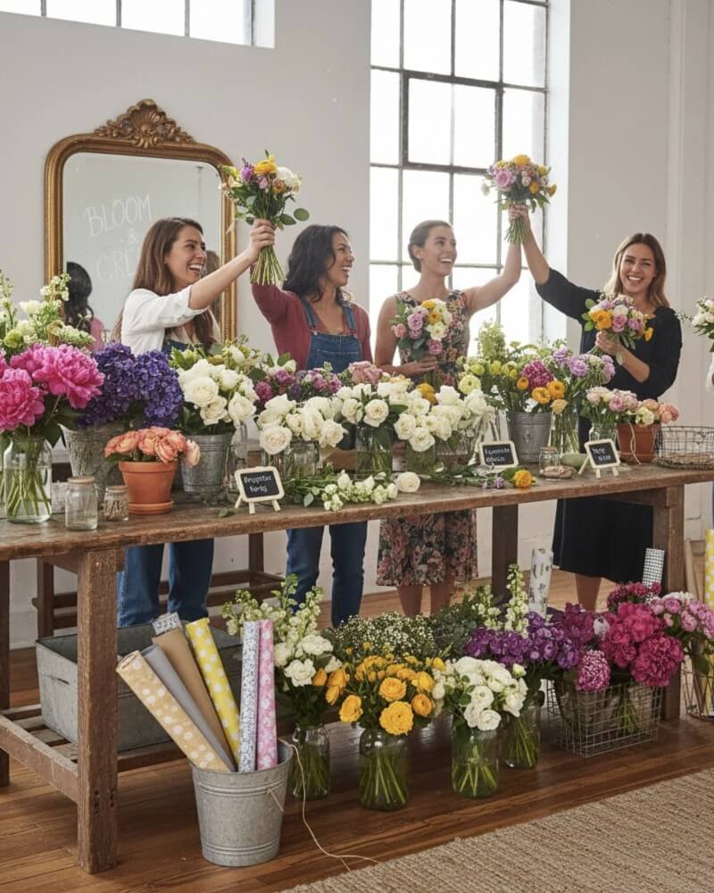 Create a Build Your Own Bouquet Bar for Any Event