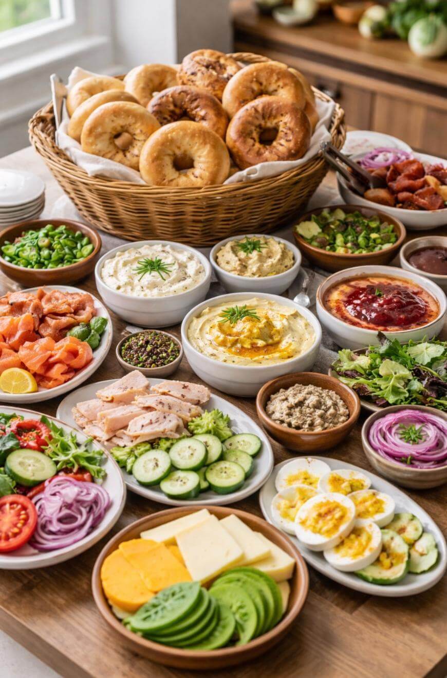 25 Bagel Bar Ideas For An Easy Build-Your-Own Brunch