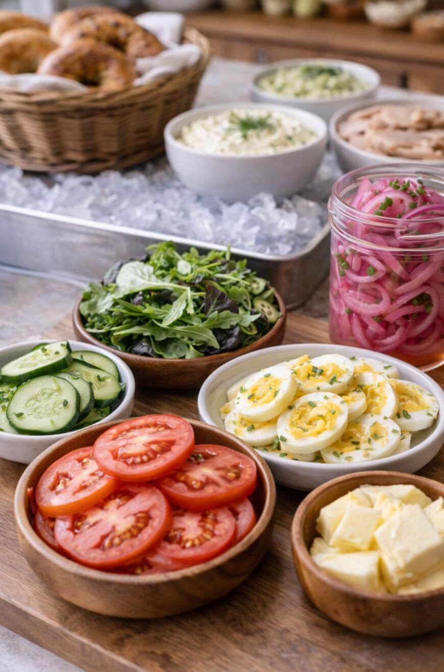 25 Bagel Bar Ideas For An Easy Build-Your-Own Brunch