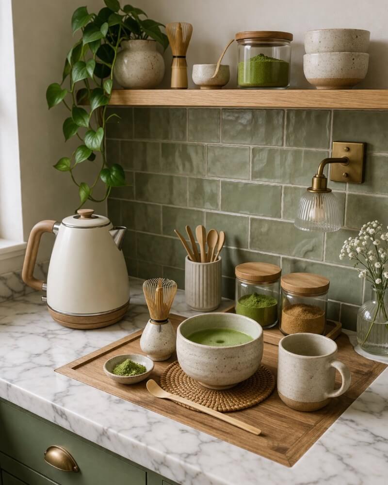 25 Dreamy Matcha Stations at Home