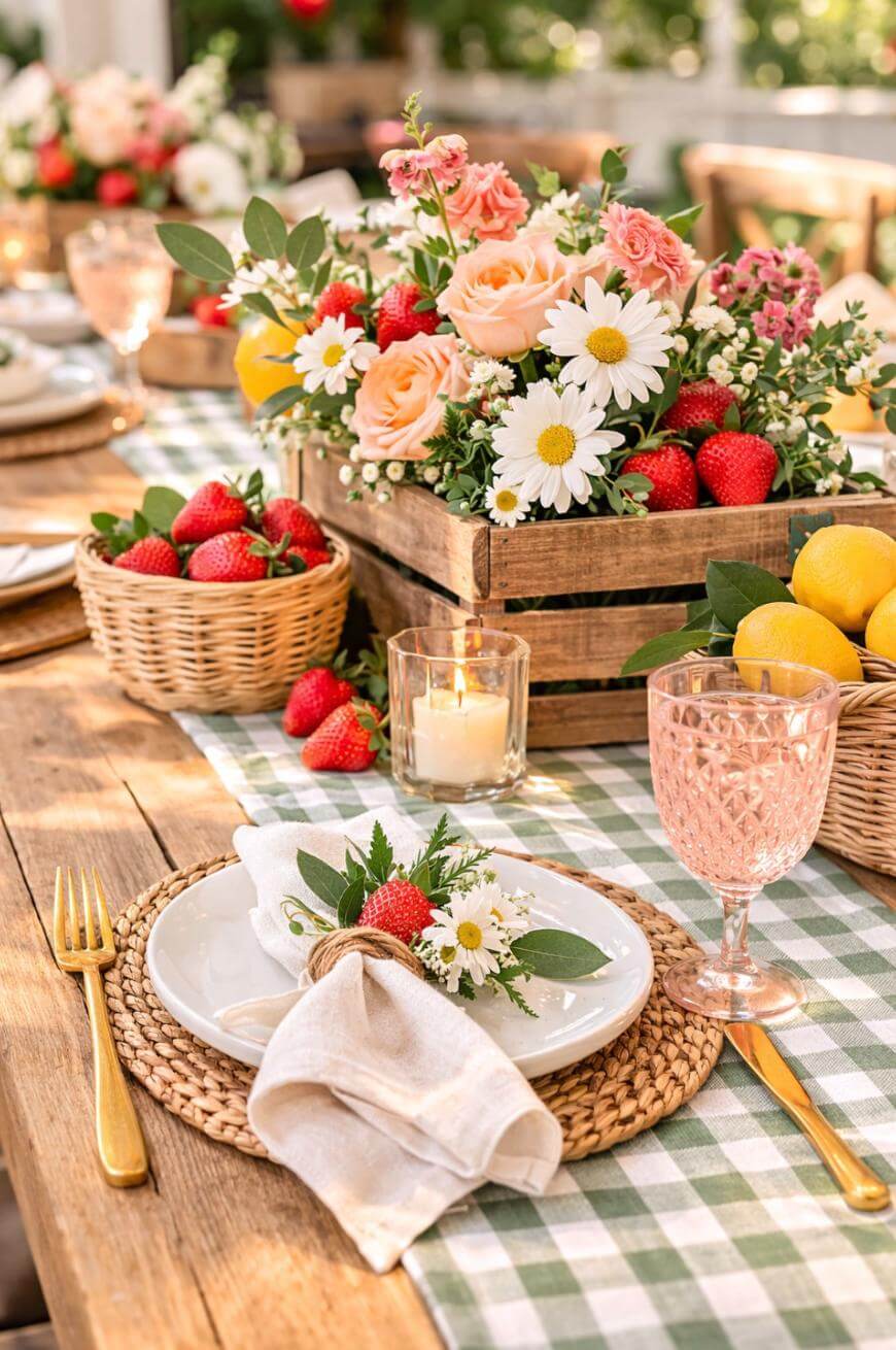 Fresh Off The Market Bridal Shower Theme Decor, Food & Game Ideas